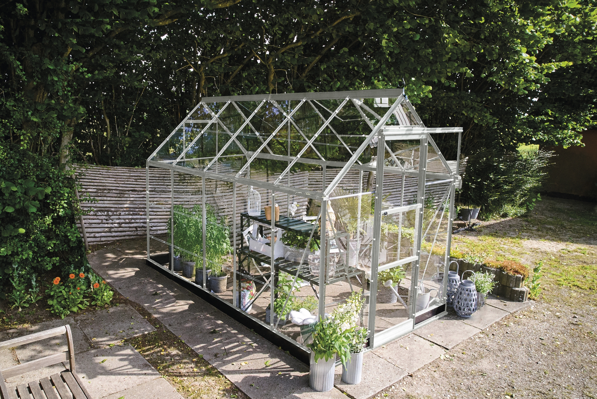 Halls ICON 6 6x10 Greenhouse 3mm Horticultural Glass - Mill HR01128 ...